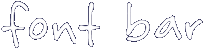 Font Bar Manchester
